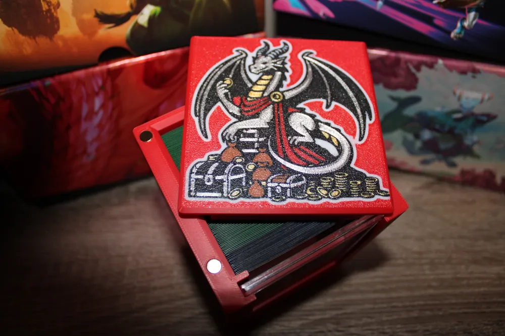 MTG EDH Commander Showcase Deck Box - Korvold by Westly - MakerWorld