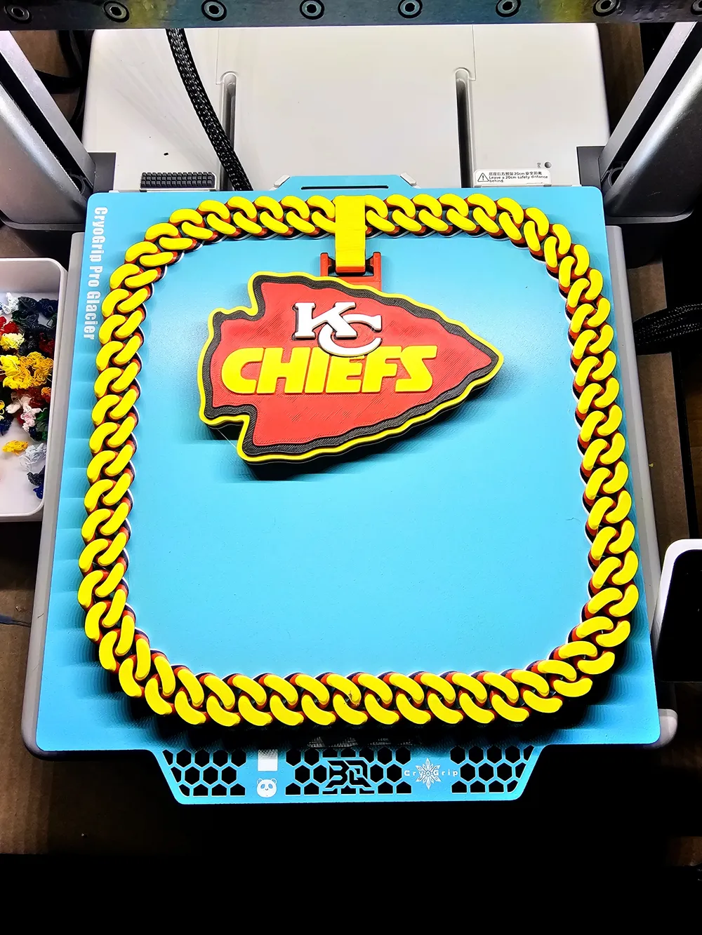 Kansas City Chiefs Hype Chain - Free 3D Print Model - MakerWorld