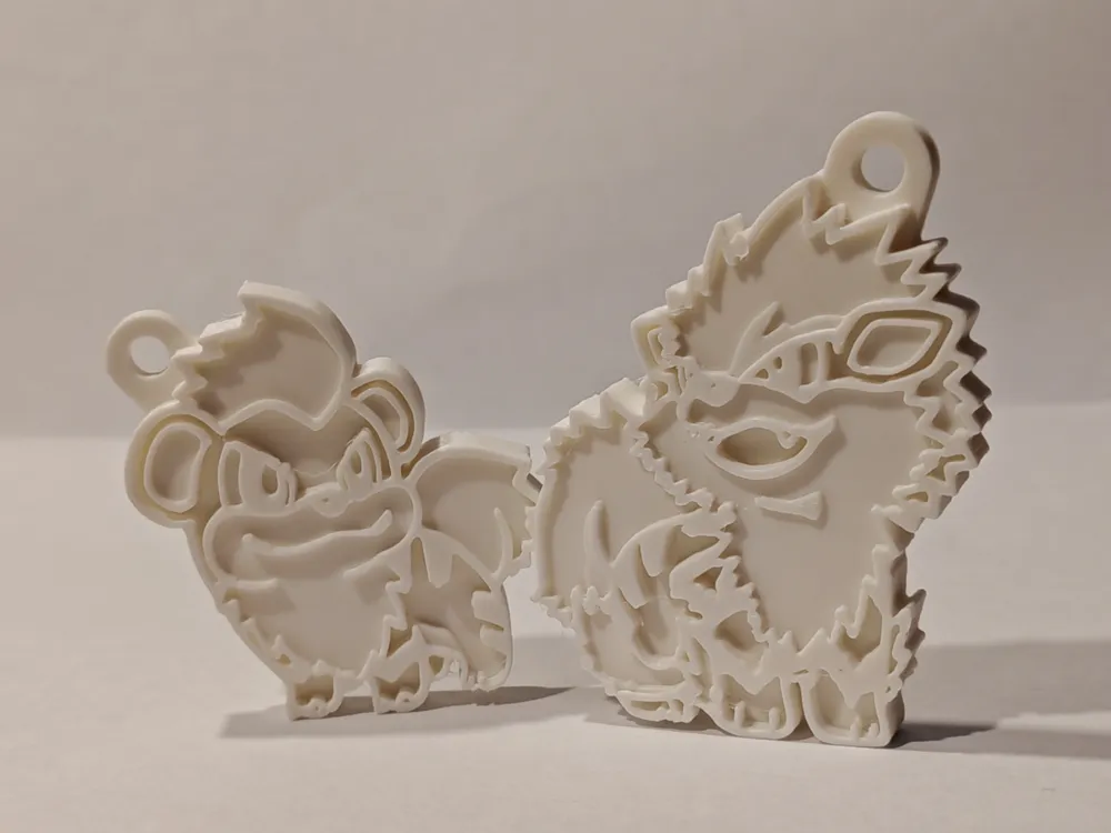 Pokemon Keychain - Growlithe and Arcanine by billy_1411 MakerWorld ...