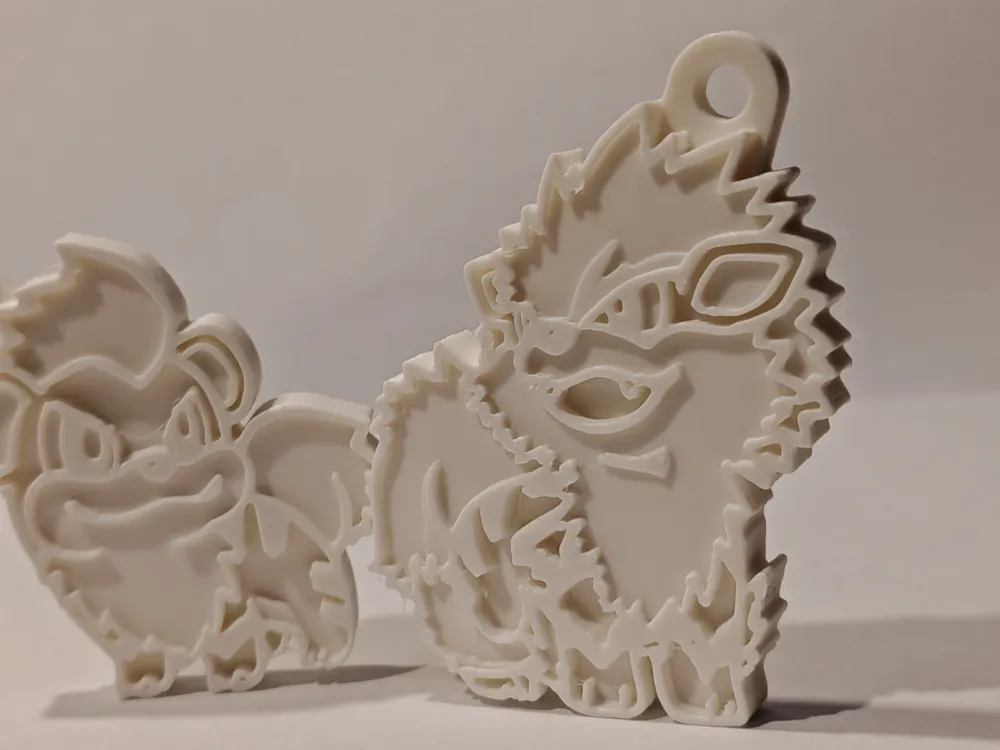 Pokemon Keychain - Growlithe and Arcanine by billy_1411 MakerWorld ...