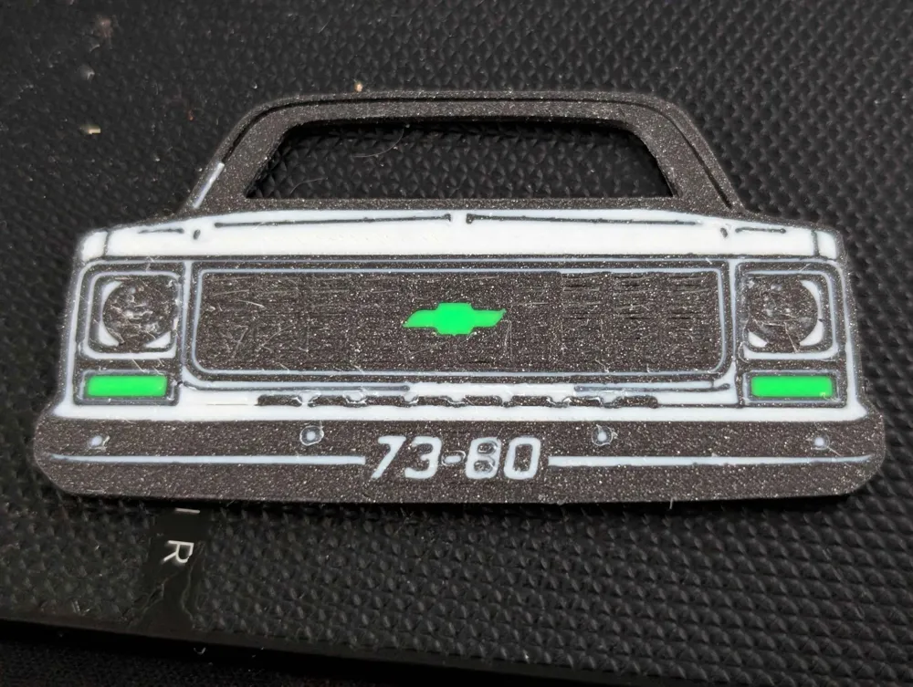 Squarebody Keychain - Free 3D Print Model - MakerWorld