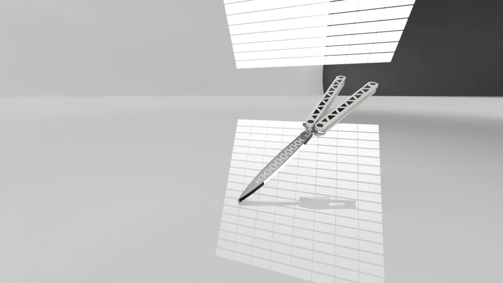 Balisong Butterfly Knife V2 Plain And Patterned by Caziuz Designs ...