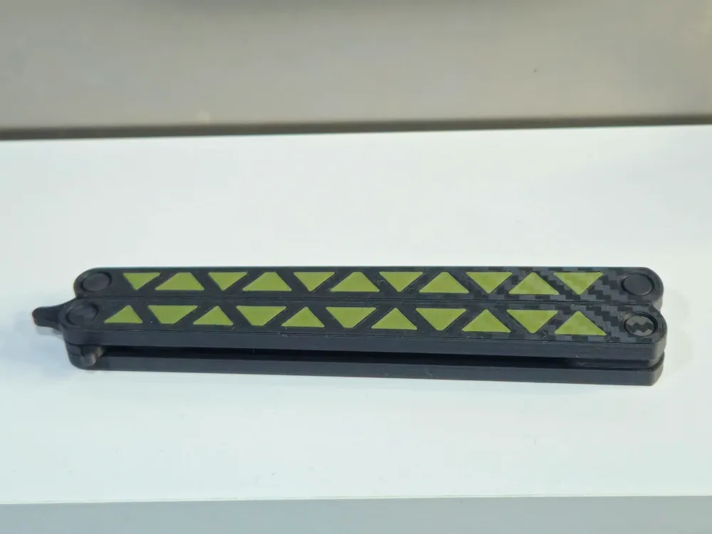 Balisong Butterfly Knife V2 Plain And Patterned by Caziuz Designs ...