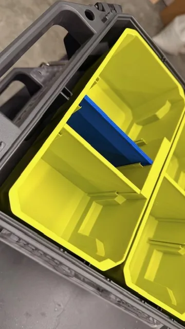 Ryobi Link Tool Box Divider - Free 3D Print Model - MakerWorld