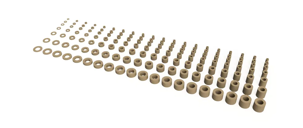 M3-M12 spacers, standard size, Full set 140 pieces by S3D MakerWorld ...