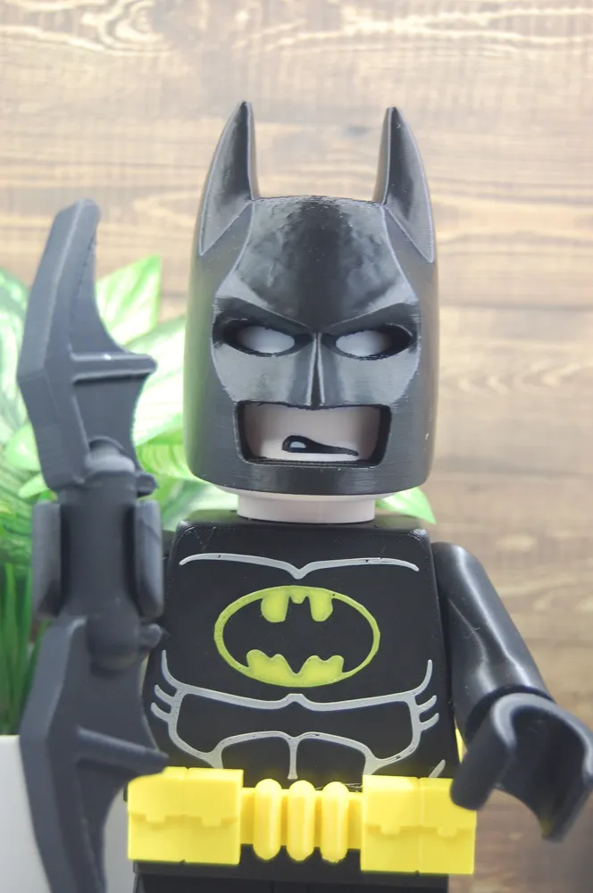 Batman Brick Figure 500% - Free 3D Print Model - MakerWorld