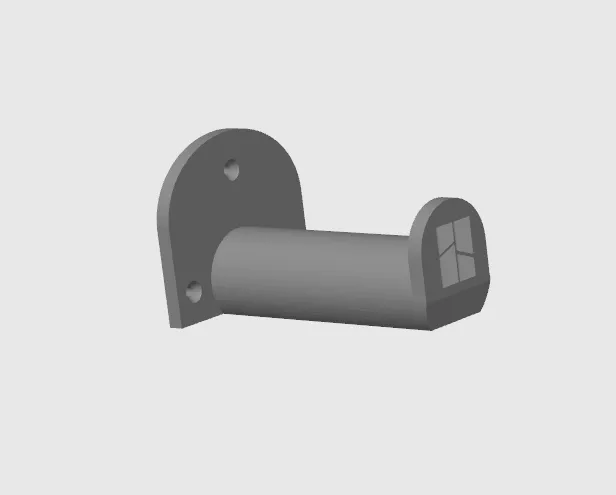 Wall or wood Spool Holder with logo by SimRacers Home - MakerWorld
