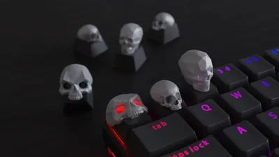 Skull Keycaps Remixed by braga3dprint MakerWorld: Download Free 3D Models