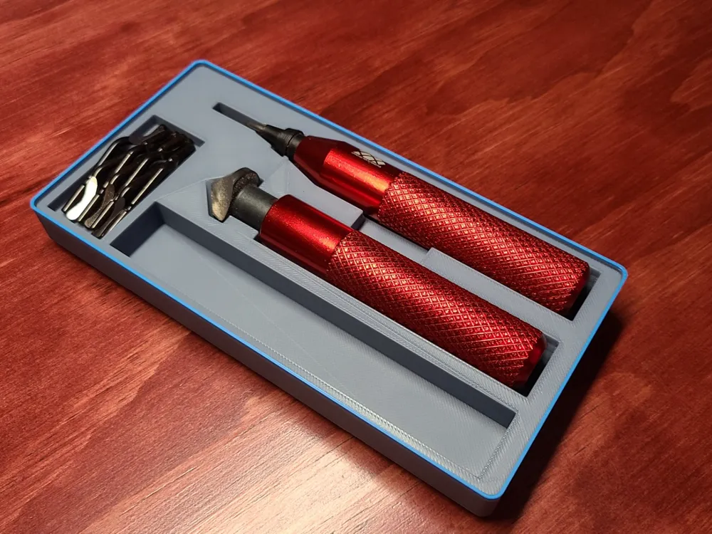 Gridfinity Deburring Tool Holder by bpace - MakerWorld