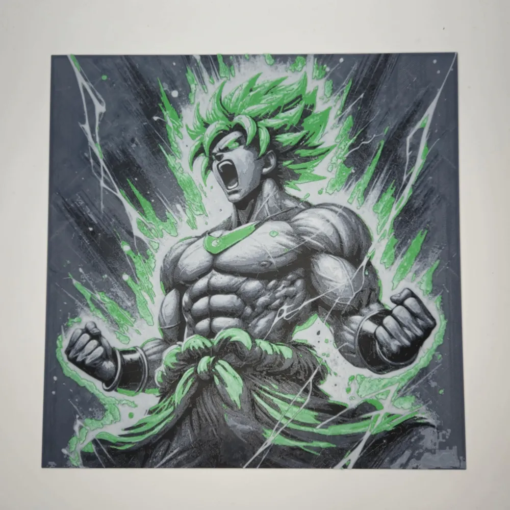 Broly Hueforge - Free 3D Print Model - MakerWorld