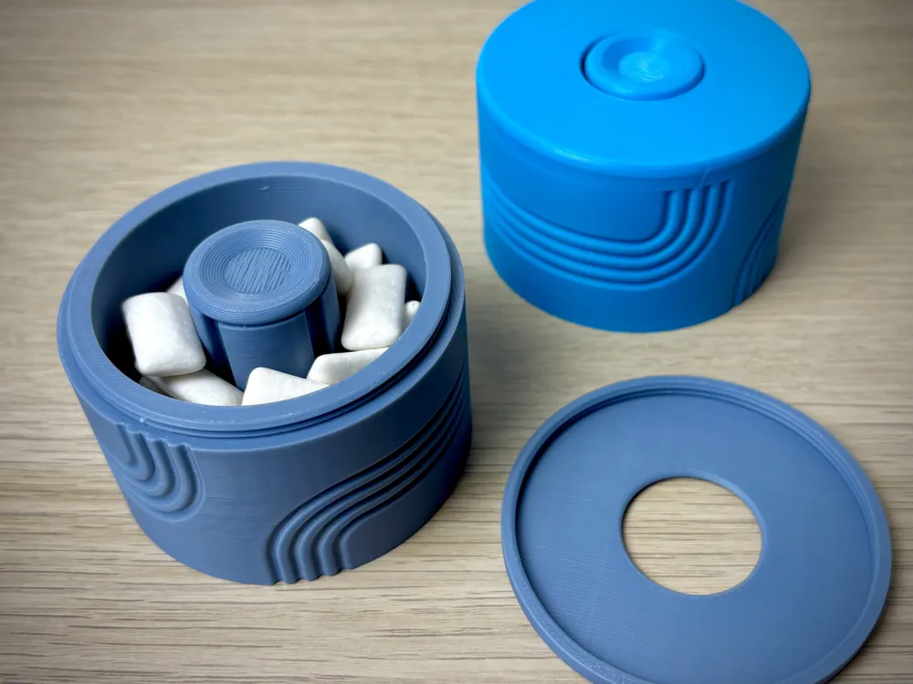 Gum Dispenser | Gum Bottle | Gum Box - Free 3D Print Model - MakerWorld