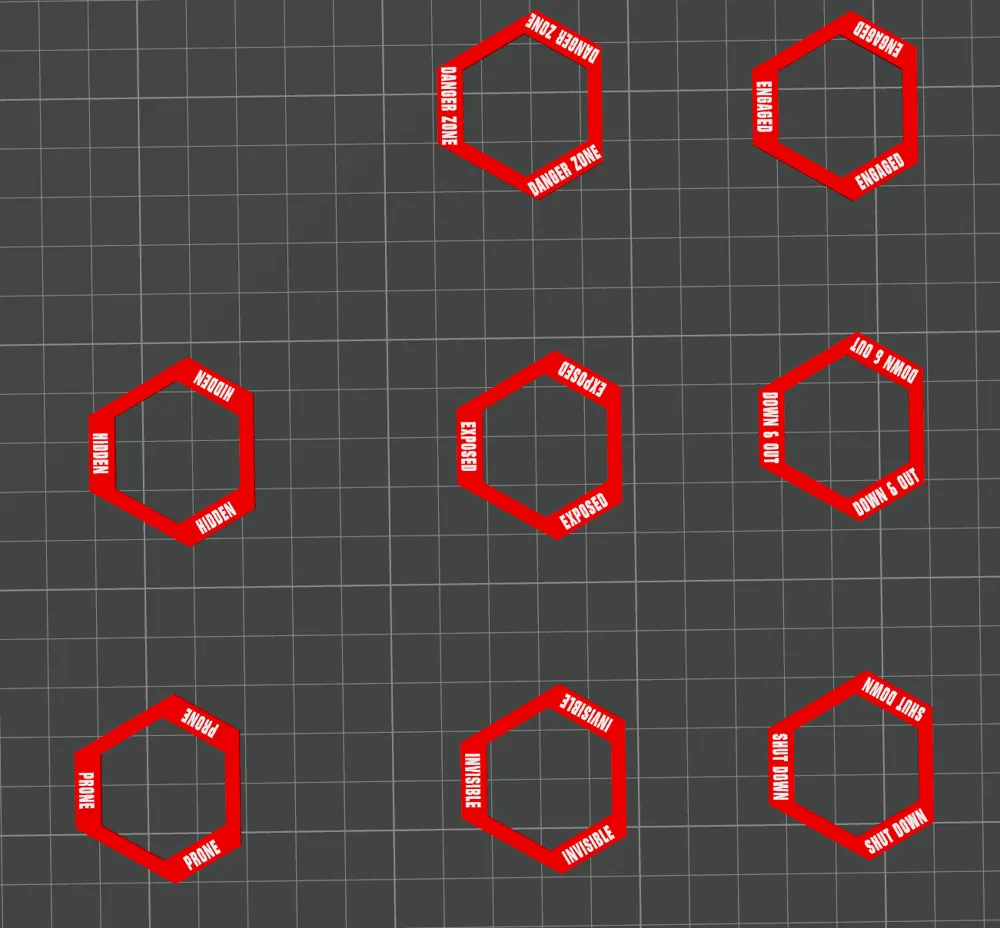Lancer Condition and Status Rings by Goldthorpe - MakerWorld