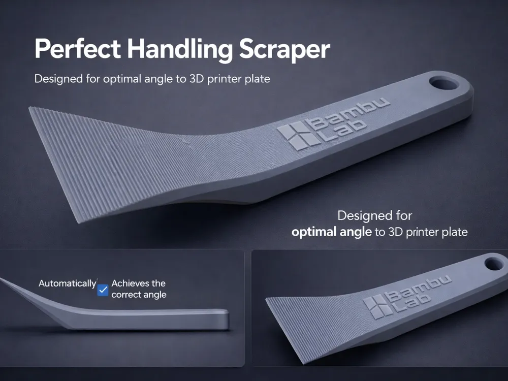 Perfect Handling Scraper - Free 3D Print Model - MakerWorld