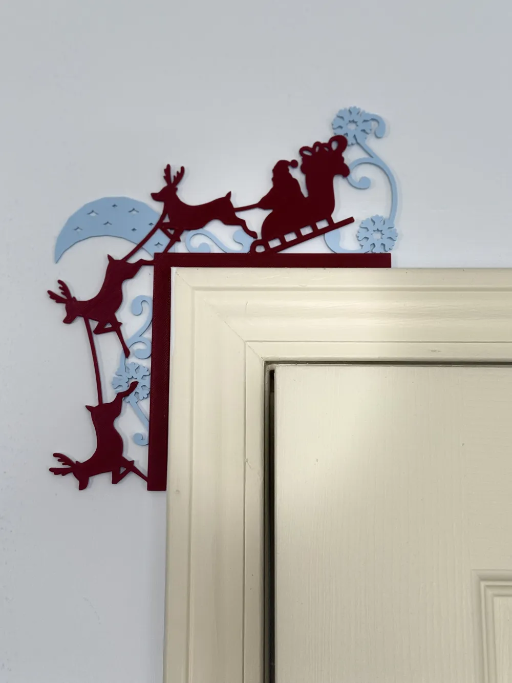 Santa Door Corner - Free 3D Print Model - MakerWorld