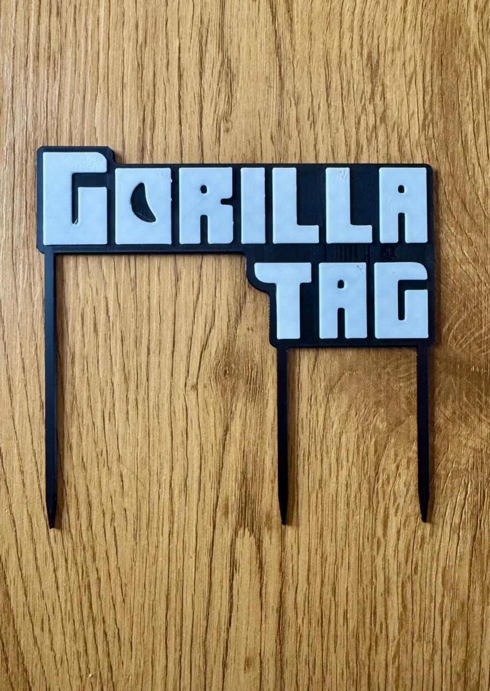 Gorilla Tag Cake Topper - Free 3D Print Model - MakerWorld