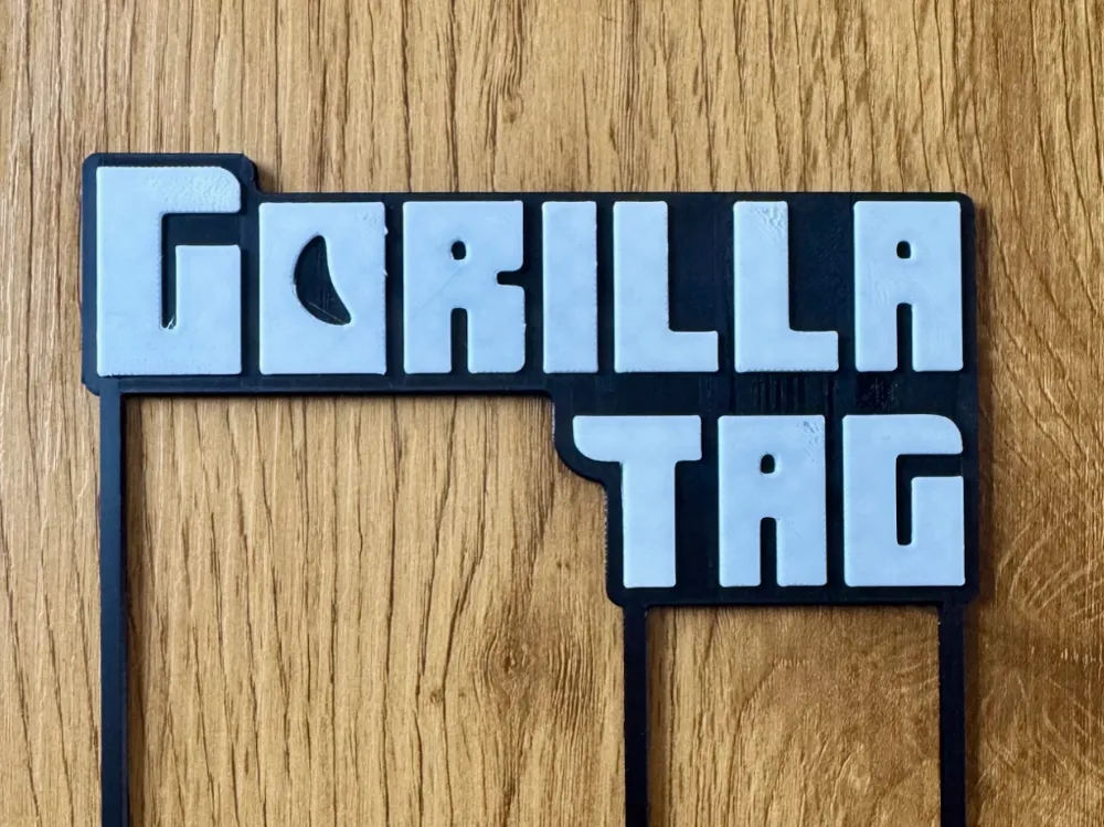 Gorilla Tag Cake Topper by SM3Y - MakerWorld