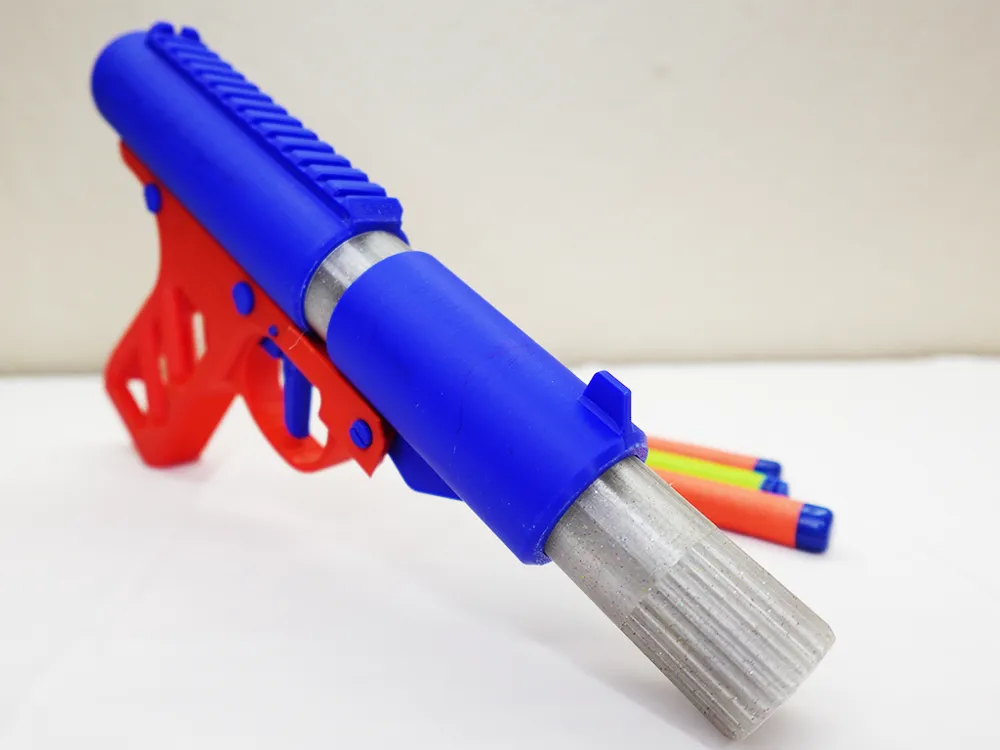 Alcohol NERF Blaster - Free 3D Print Model - MakerWorld