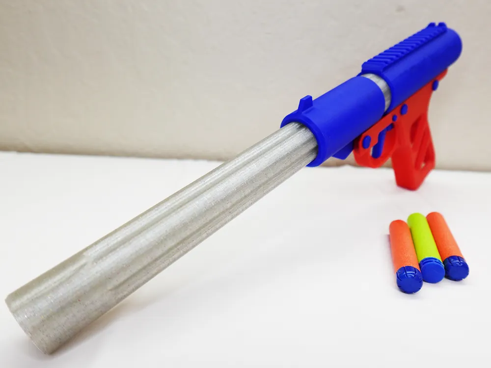 Alcohol NERF Blaster - Free 3D Print Model - MakerWorld