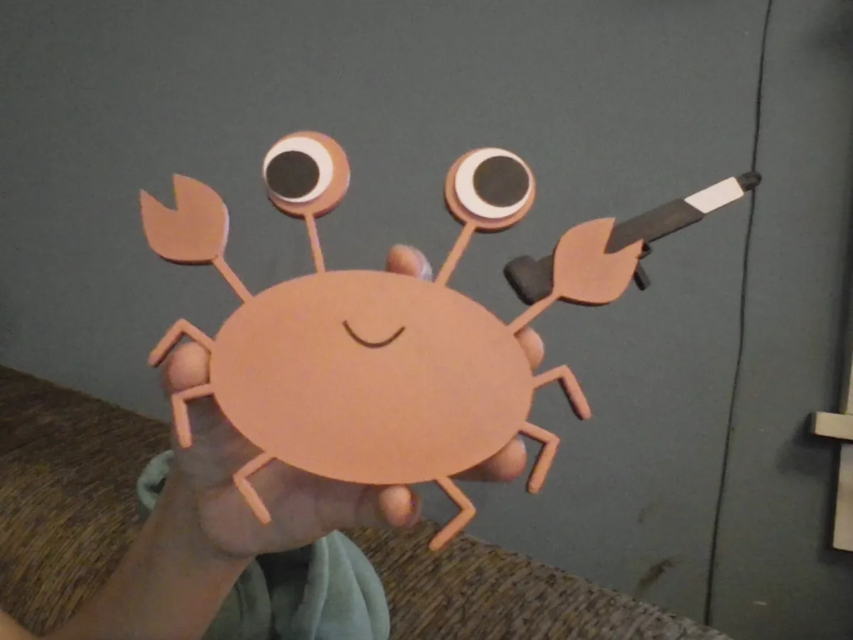 CRAB WITH A BAZOOKA - Free 3D Print Model - MakerWorld