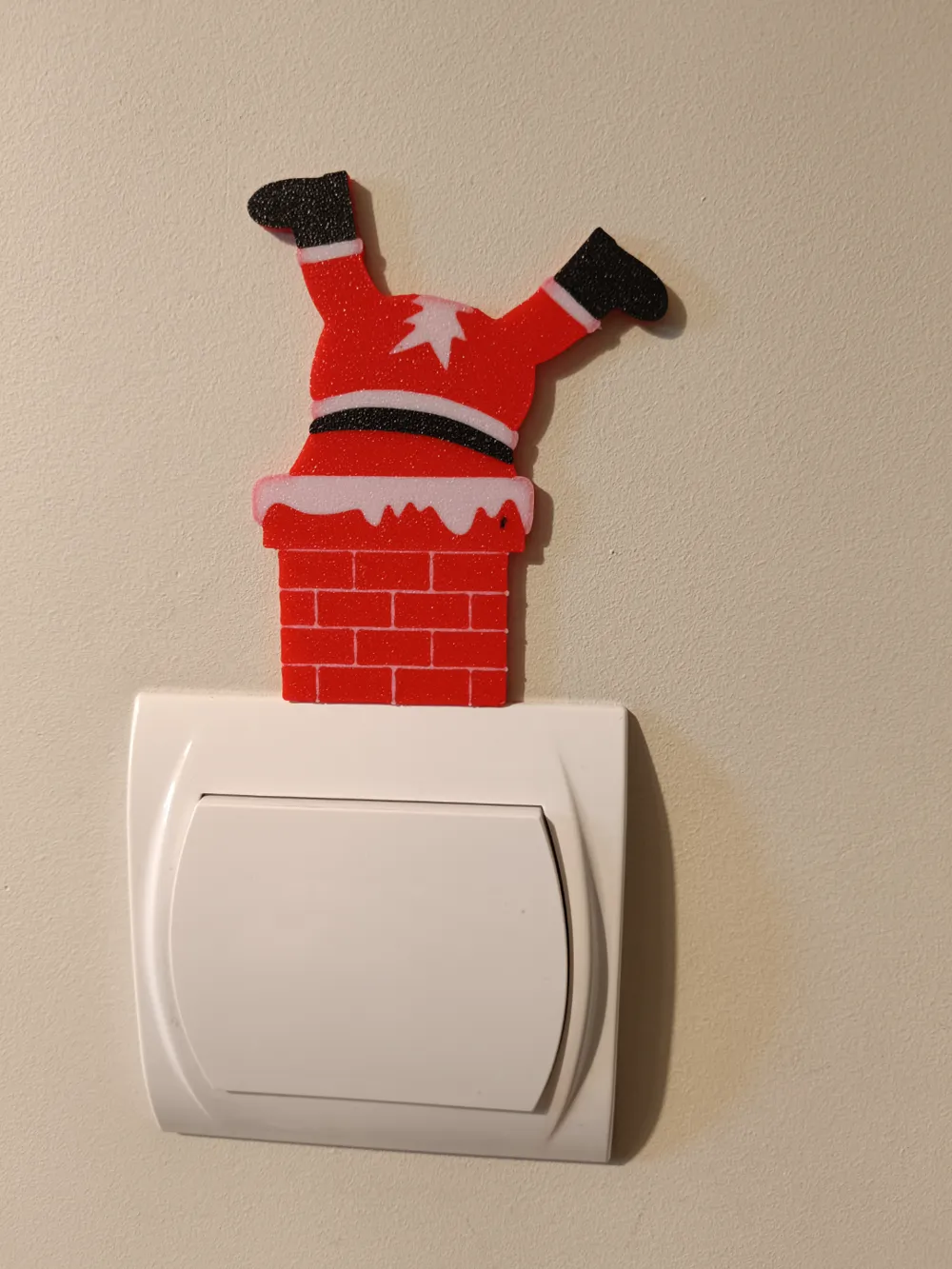 Christmas light switch decor - Free 3D Print Model - MakerWorld