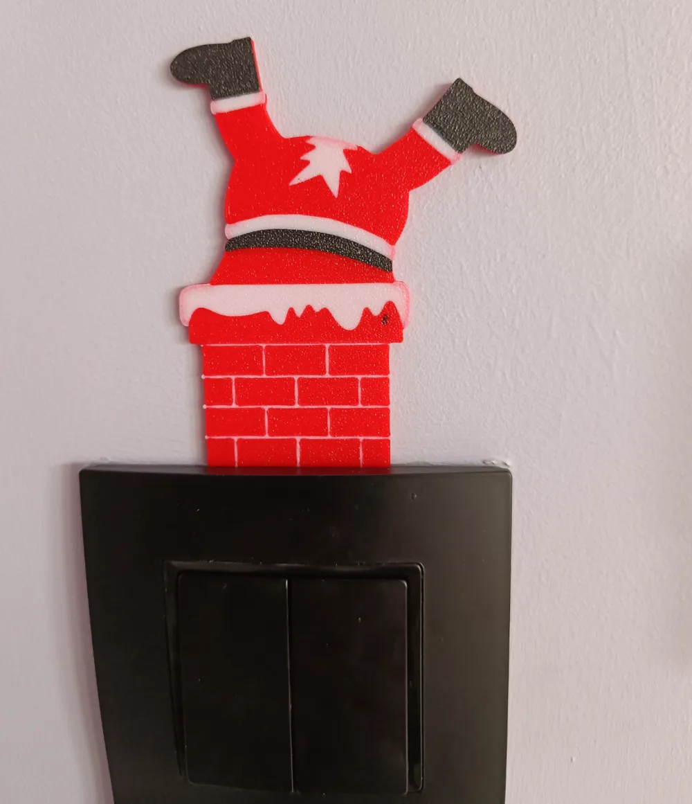 Christmas light switch decor - Free 3D Print Model - MakerWorld
