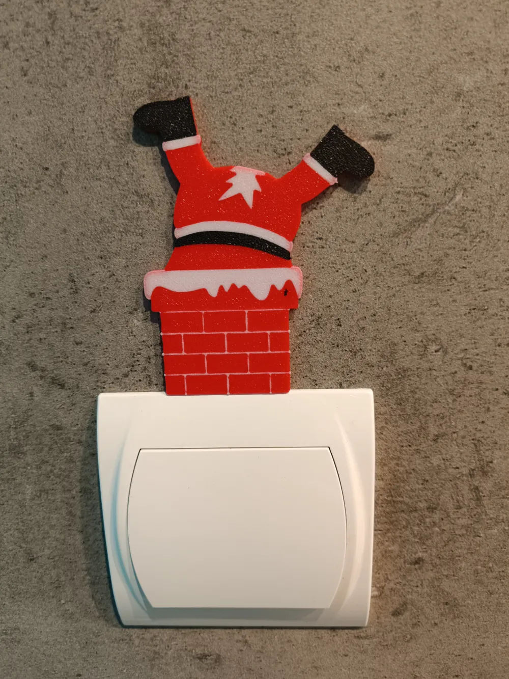Christmas light switch decor - Free 3D Print Model - MakerWorld