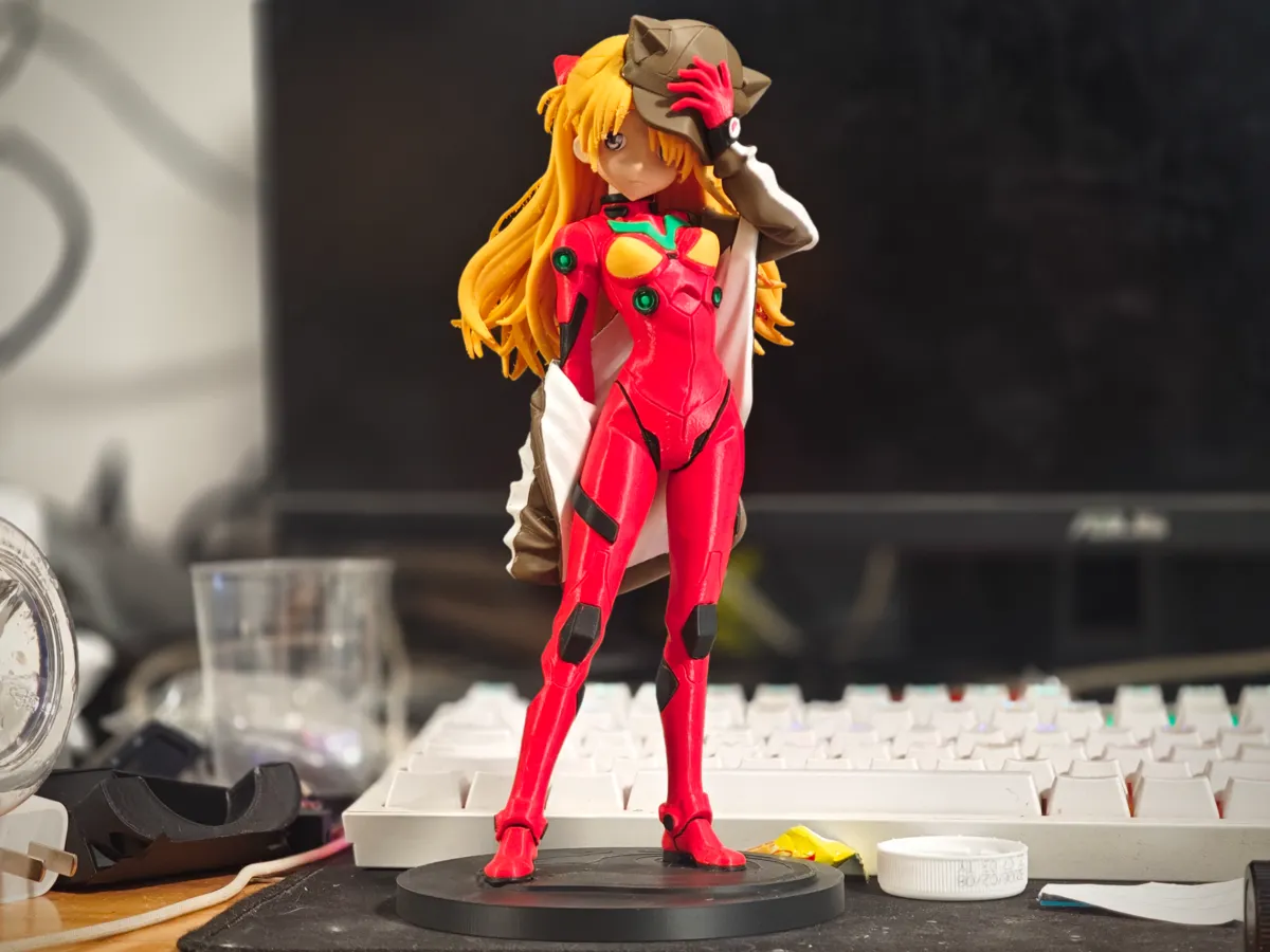 Figura de Ação Asuka em Pé de EVA (Neon Genesis Evangelion) - 23cm de ...