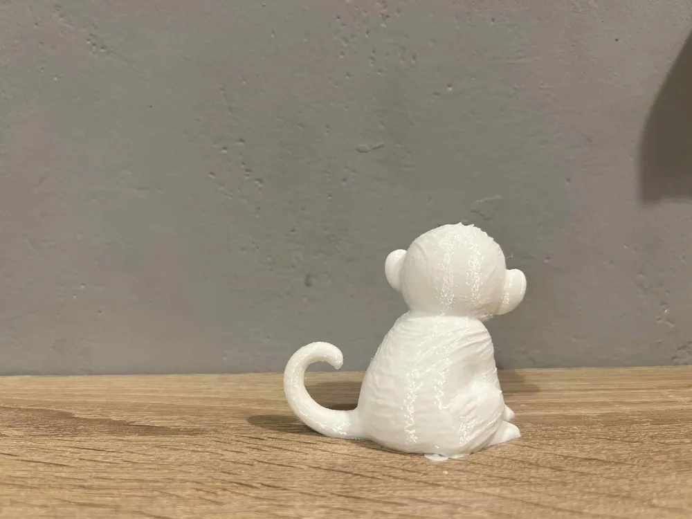 Very Cute Monkey. Decor - Free 3D Print Model - MakerWorld