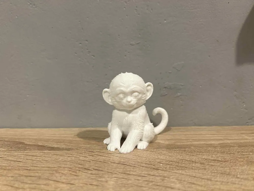 Very Cute Monkey. Decor - Free 3D Print Model - MakerWorld