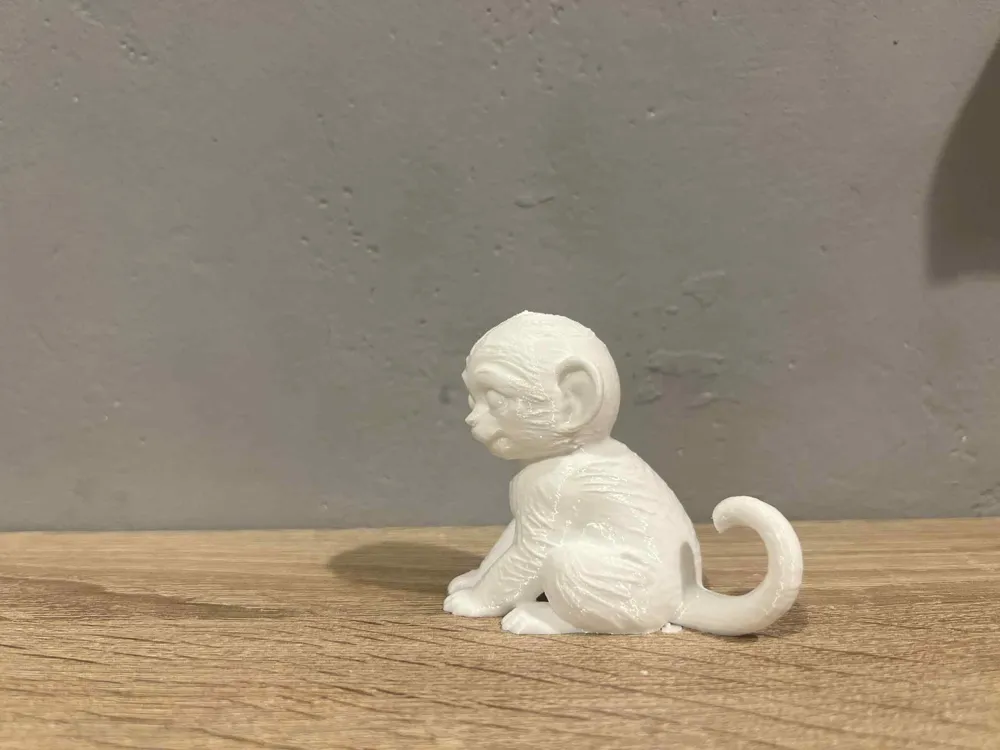 Very Cute Monkey. Decor - Free 3D Print Model - MakerWorld