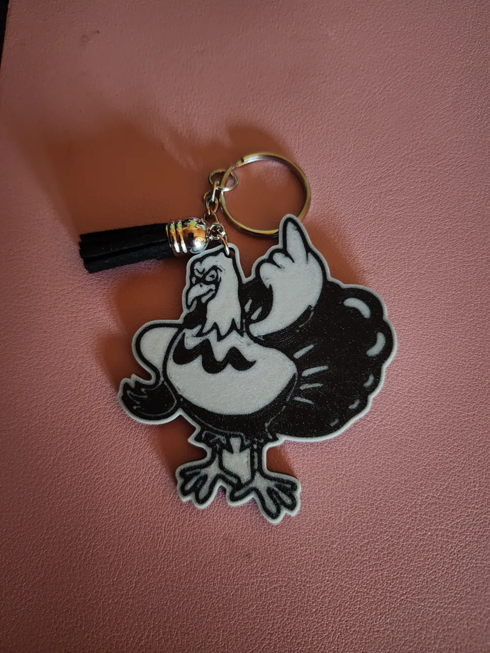 Middle Finger Turkey Keychain by Picture_it - MakerWorld