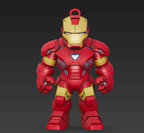 Iron Man - Keychain - Free 3D Print Model - MakerWorld