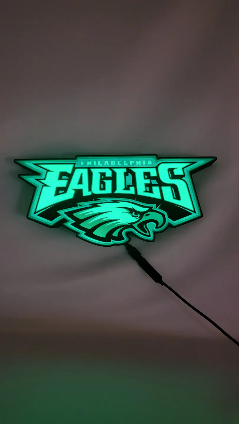 Philadelphia Eagles | LED Display - Free 3D Print Model - MakerWorld
