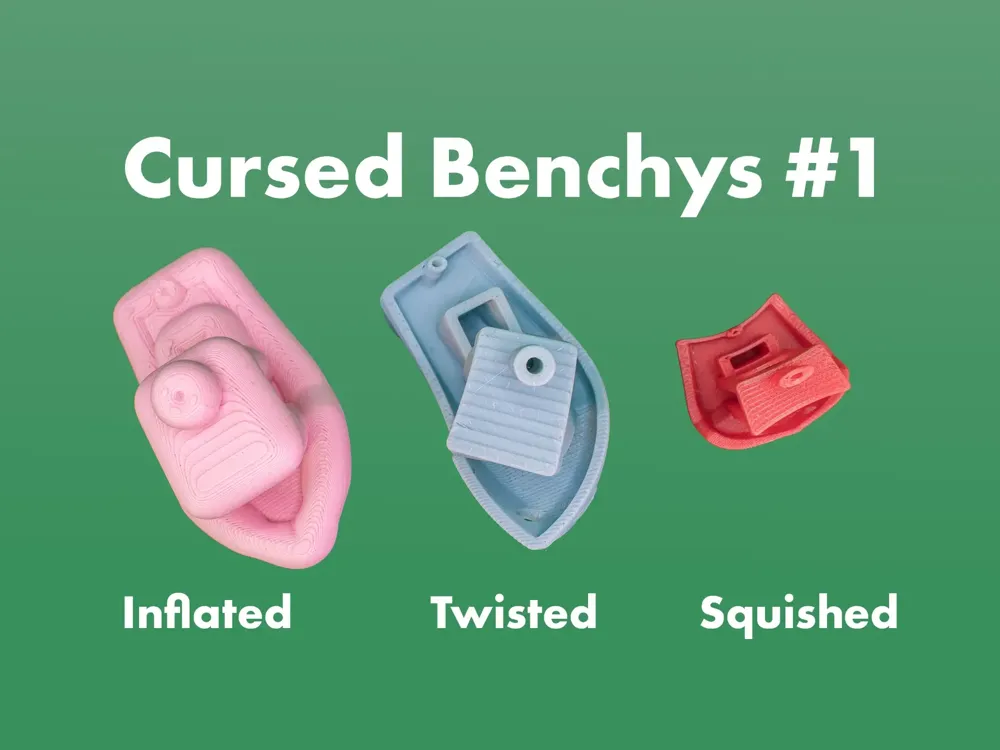 Cursed Benchy Pack #1 by misenique MakerWorld: Download Free 3D Models