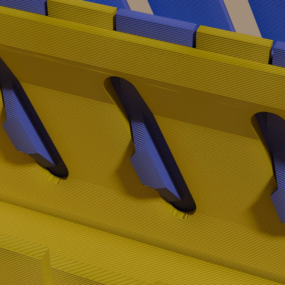 Hook-and-Stack Geometric Storage Box - Free 3D Print Model - MakerWorld