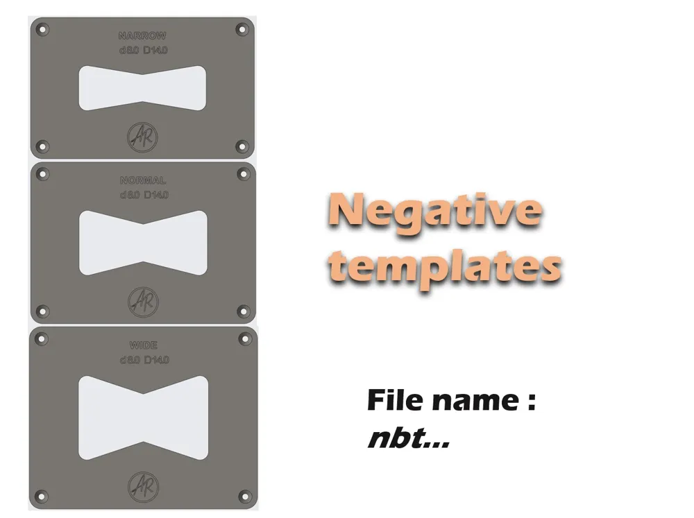 Bowtie router inlay templates / different sizes by a_rstr3D MakerWorld ...