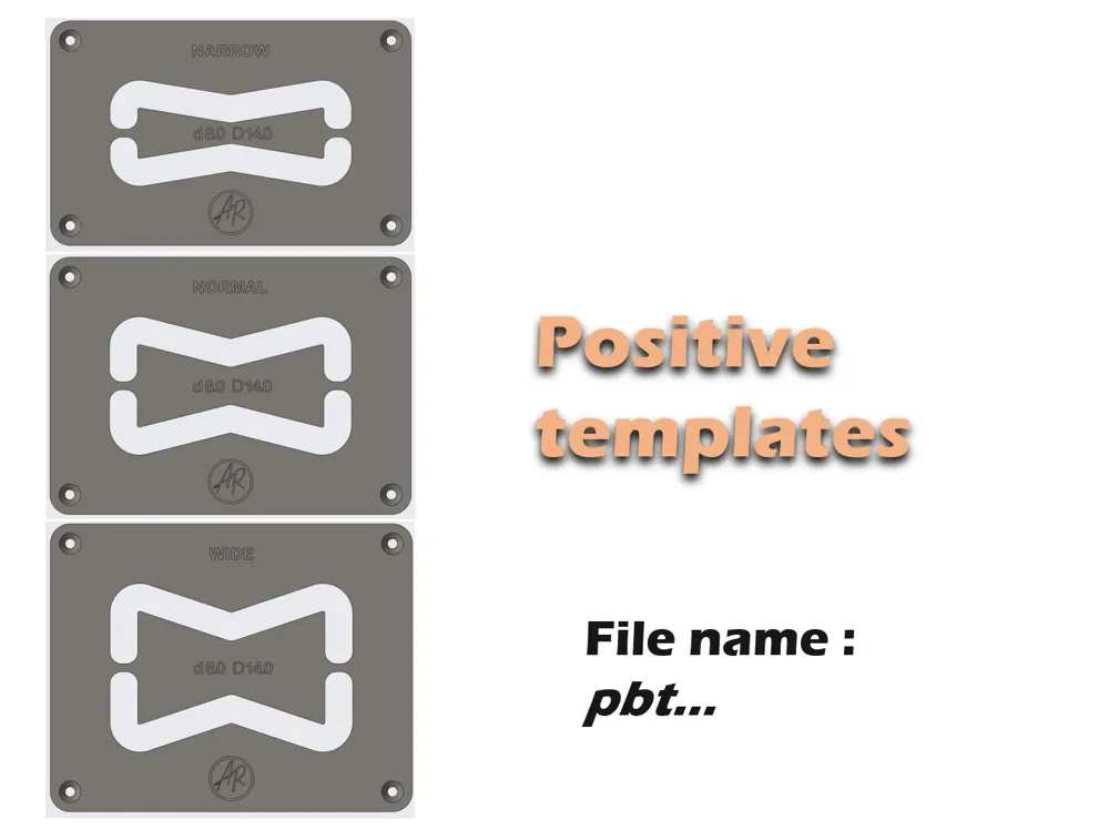 Bowtie router inlay templates / different sizes by a_rstr3D MakerWorld ...