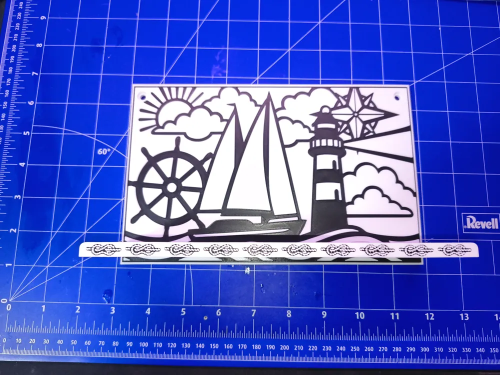 Sailing Wall Shelf – Nautical Decor Display - Free 3D Print Model ...