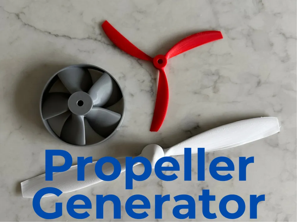Customisable Propeller Generator by user_3514236347 - MakerWorld