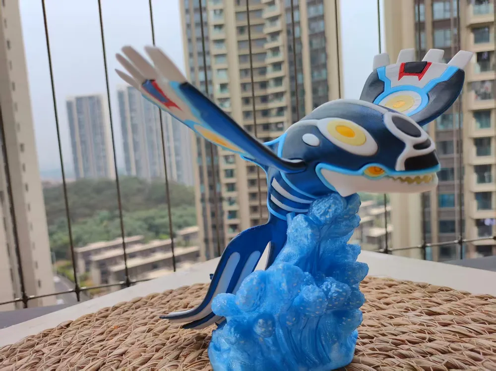 382 Primal Kyogre-18CM Fully Disassembled Parts - Free 3D Print Model ...