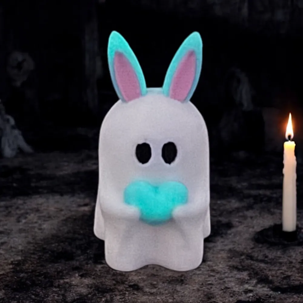 Cute Mini Easter Bunny Ghost! by G.in.wonderland - MakerWorld