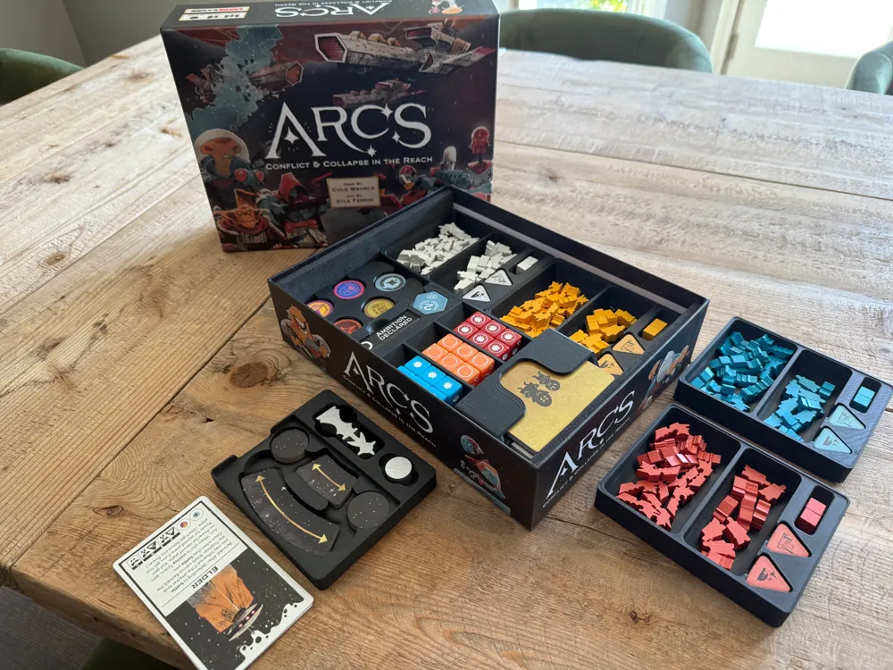 ARCS board game organizer insert by Cobre Creates MakerWorld: Download ...