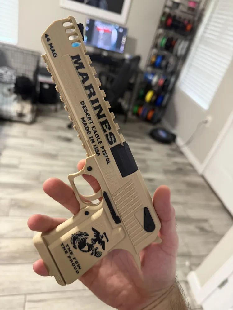 USMC Desert Eagle - Free 3D Print Model - MakerWorld
