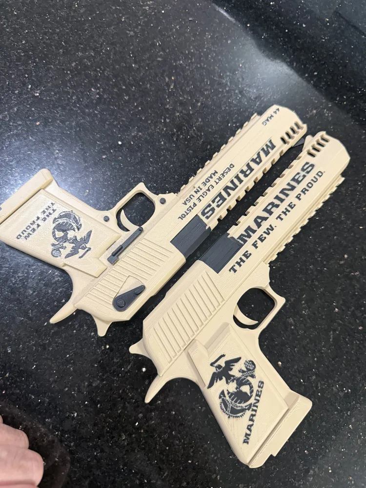 USMC 沙漠之鹰 - 免费 3D 打印模型 - MakerWorld