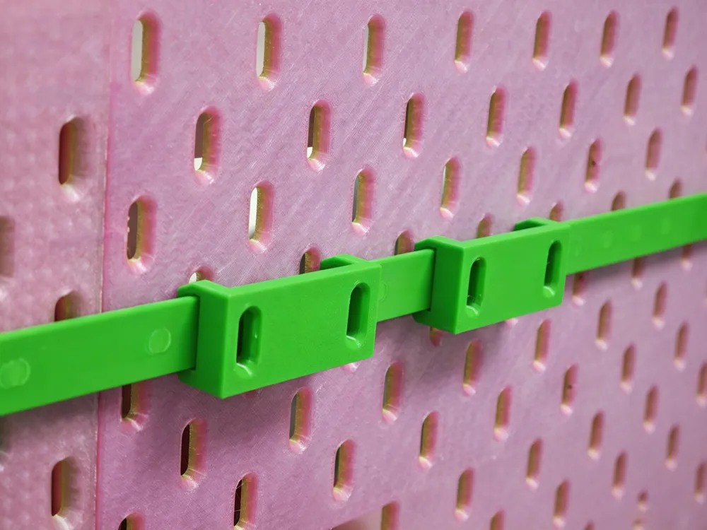 IKEA Skadis Pegboard Sliding Rail System - Free 3D Print Model - MakerWorld