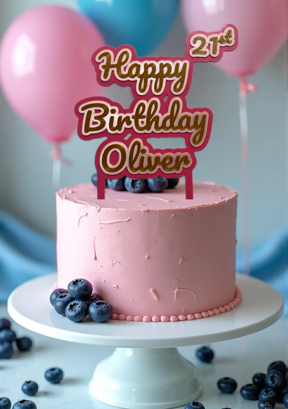 Personalised Cake Topper - Free 3D Print Model - MakerWorld