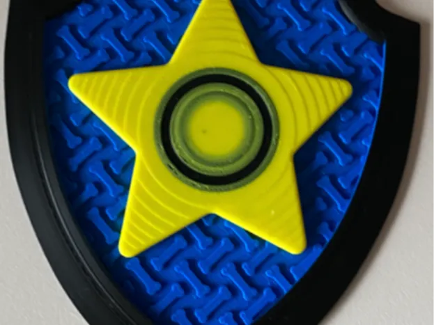 Paw Patrol - Chase badge -multi parts - Free 3D Print Model - MakerWorld