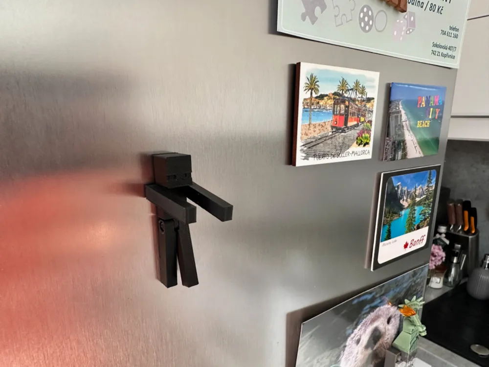 Fridge Magnet - Minecraft Mini Enderman Adjustable - Free 3D Print ...