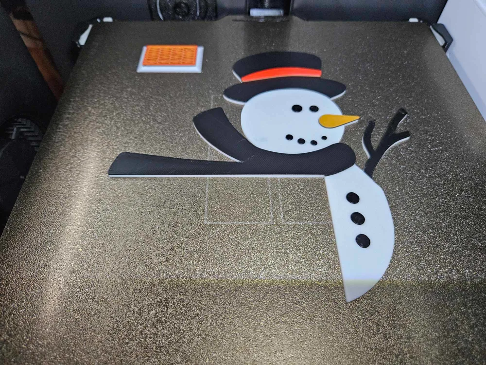 Frosty Snowman Door Corner Topper - Free 3D Print Model - MakerWorld