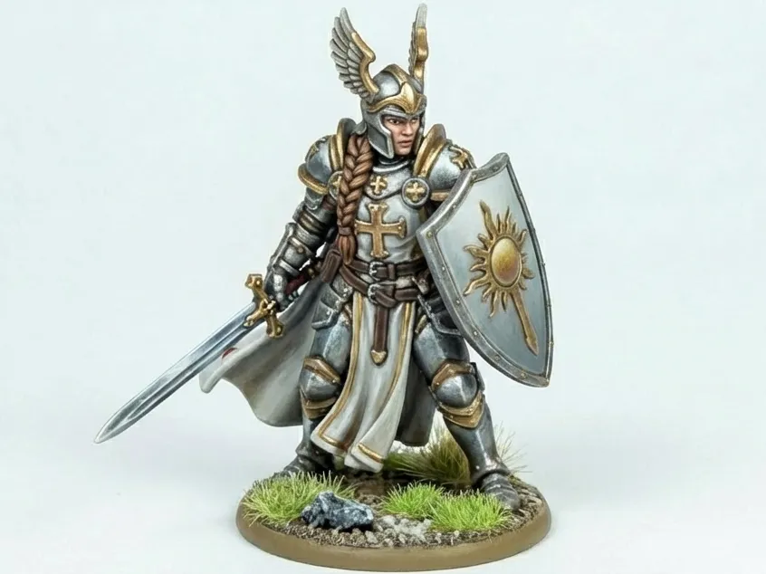 D&D Female Paladin - Free 3D Print Model - MakerWorld